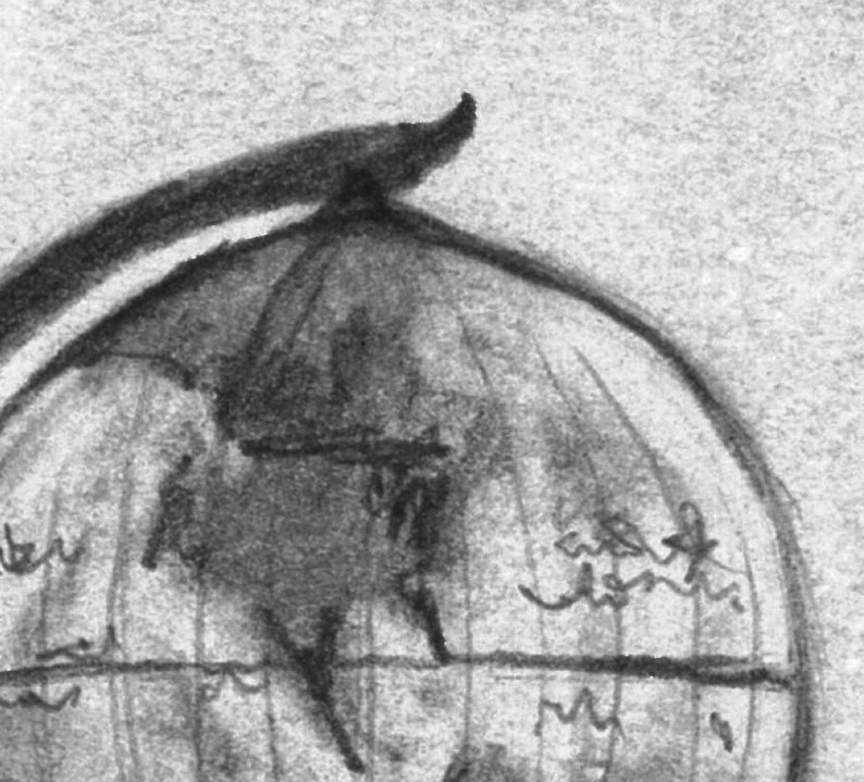 Pencil Drawing Print - the World We Want - Day 212 - Etsy