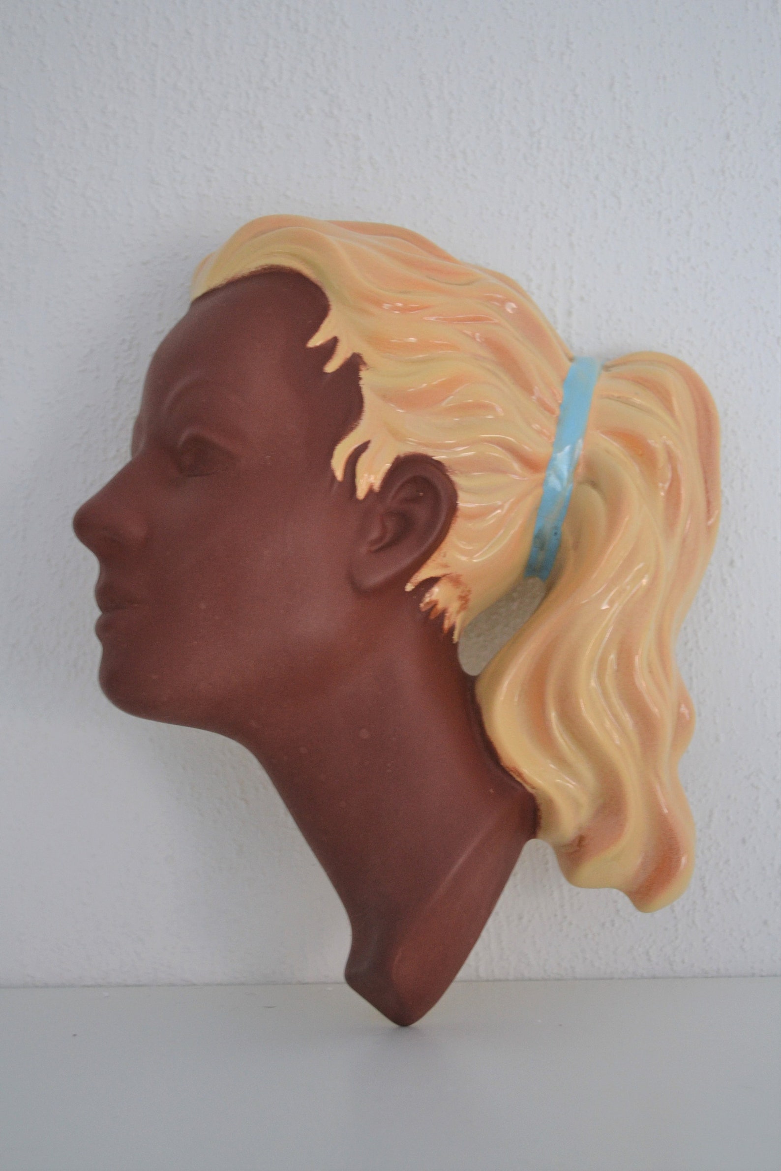 Fifties Mid Century Wall Mask by the German Company Cortendorf 3408 ...