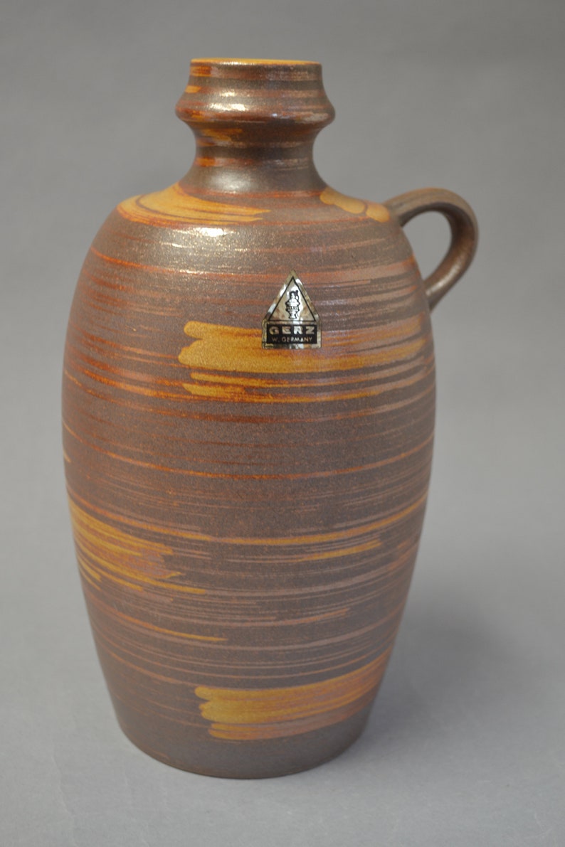 Stunning S. P. Gerz West German Ceramic Vase 606/25 - Etsy