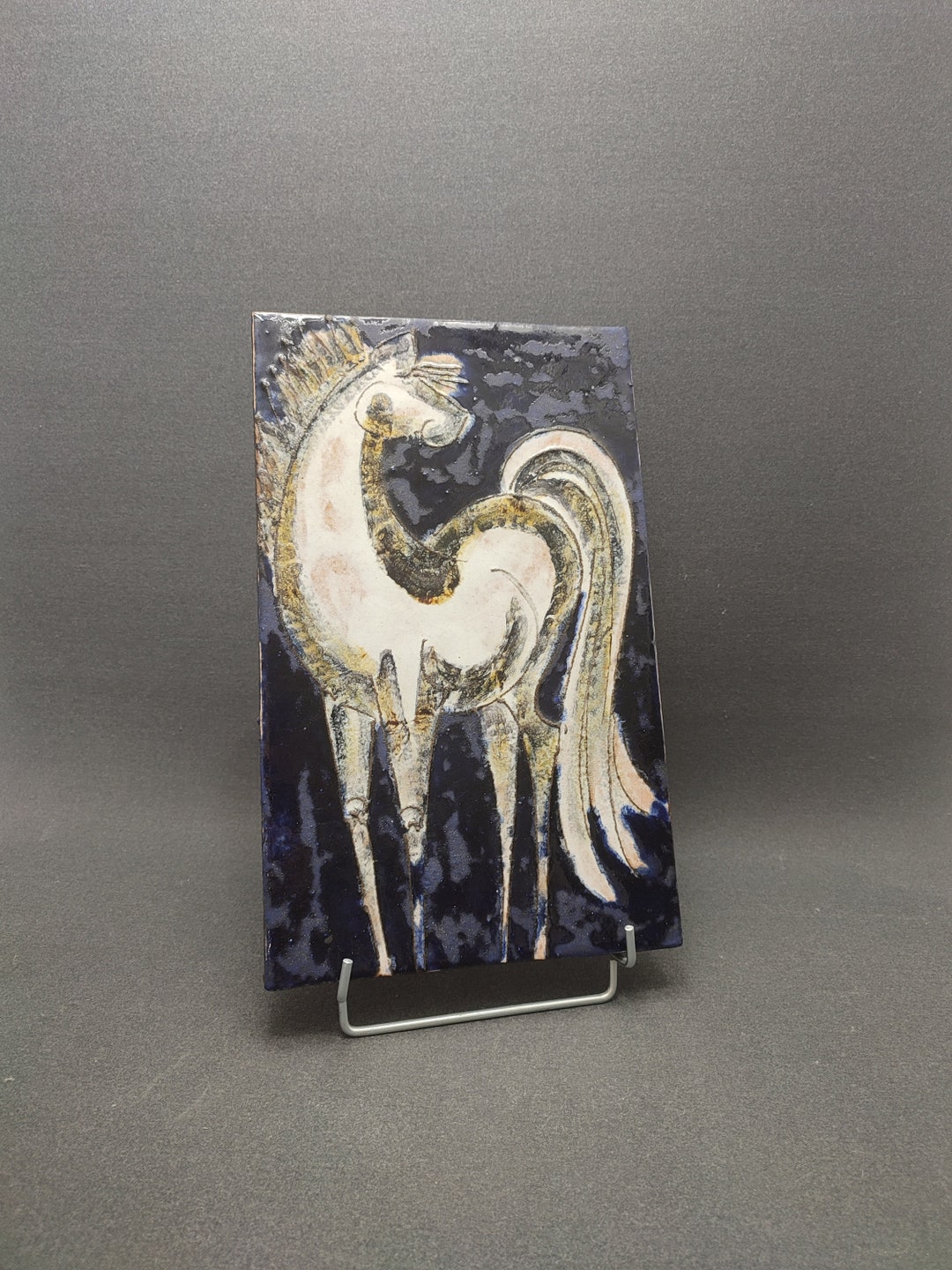 Stunning West German Wallplate by Ruscha - Horse 767 - Mid Century ...