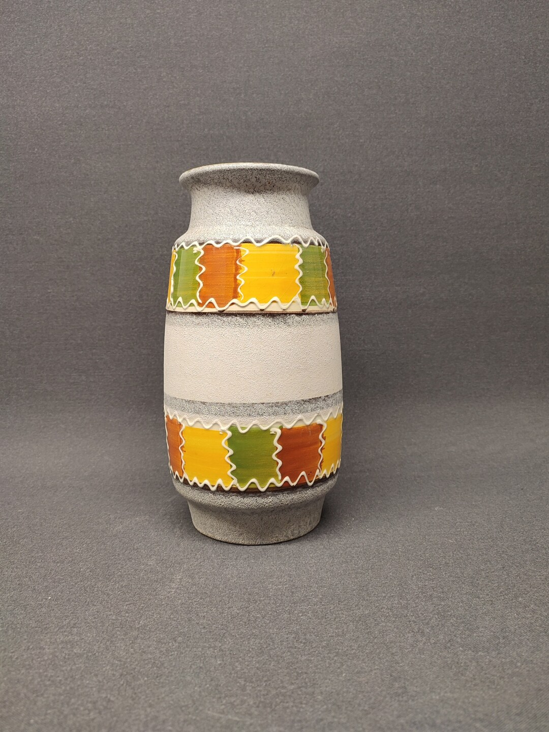 Scheurich West German Pottery Vase 522-25- Vintage Germany Retro WGP - Etsy