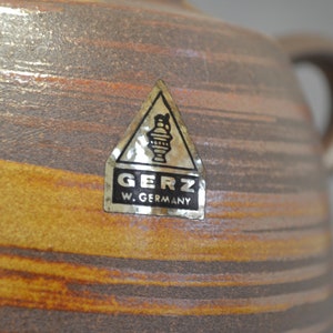 Stunning S. P. Gerz West German Ceramic Vase - 606/25 - Vintage Retro ...