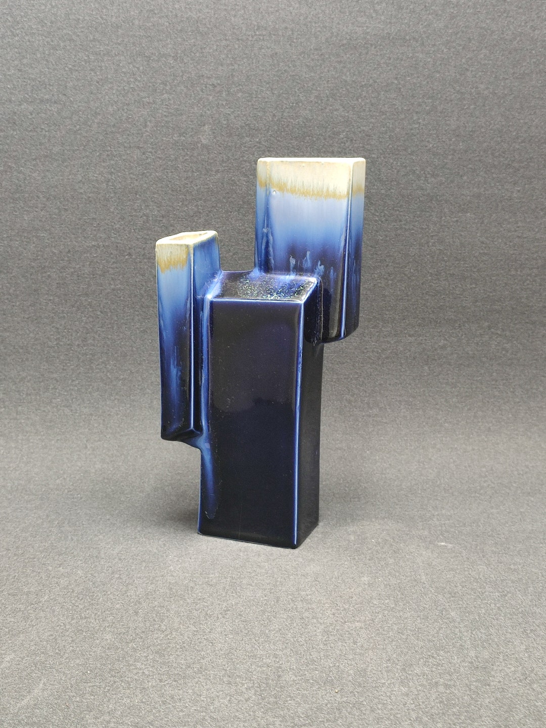Sgrafo Modern Cubic Vase Design Peter Muller 1968 Mid - Etsy