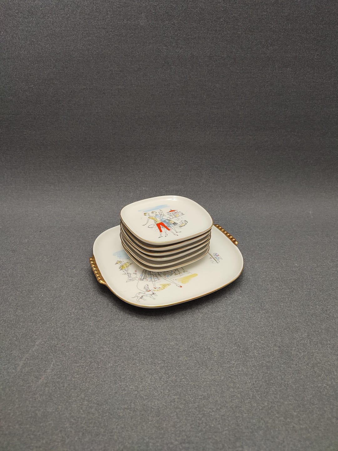 Set of 7 Plates Wunsiedel Bavaria Model "claudia" 1953 - Etsy