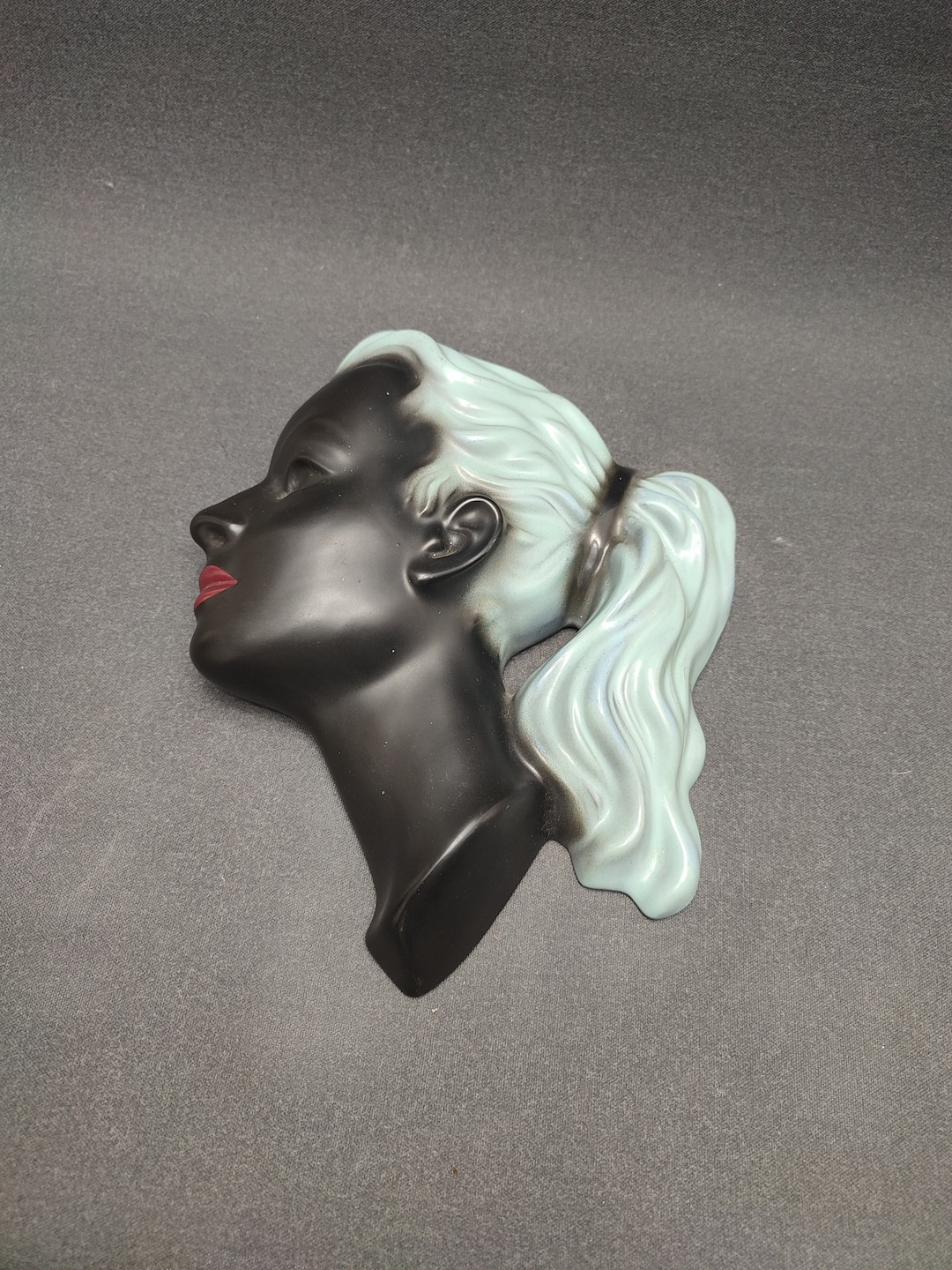 Fifties Mid Century Wall Mask by the German Company Cortendorf 3408 ...