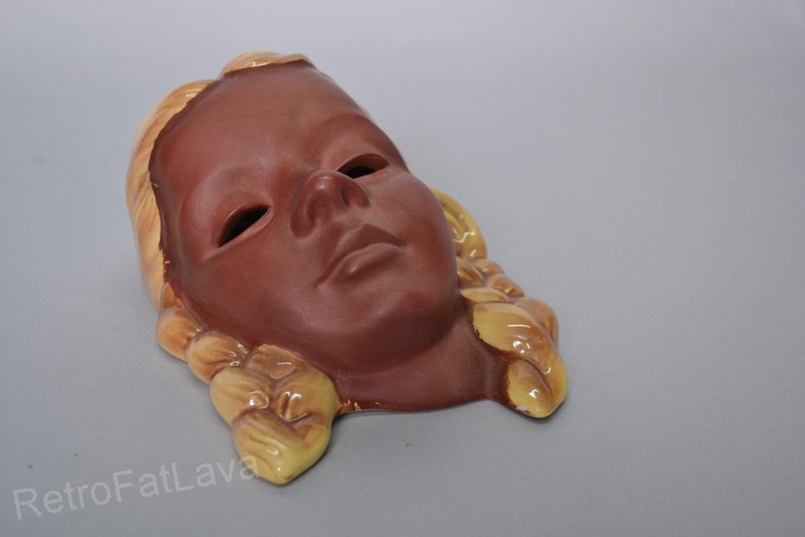 Fifties Mid Century Girl Wall Mask by the German Company - Etsy
