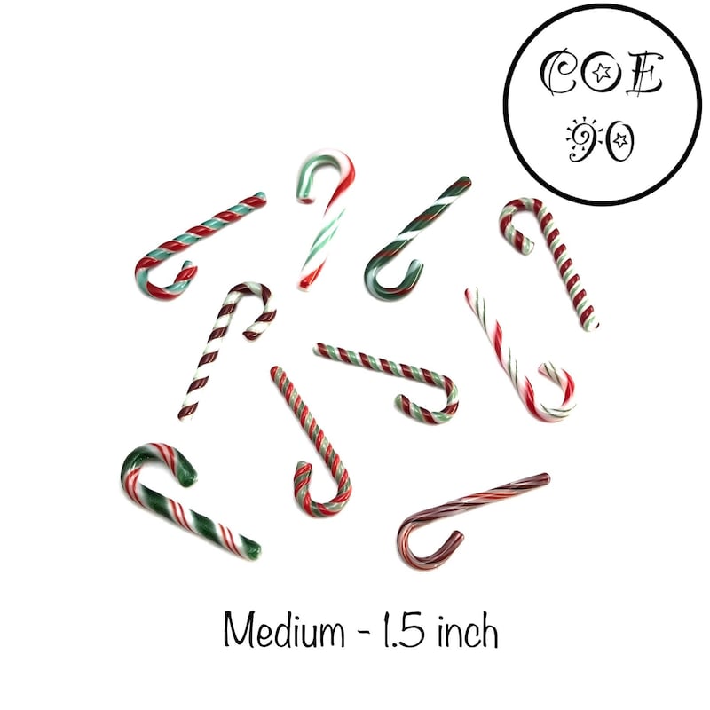 Tiny Candy Cane Glass - Etsy