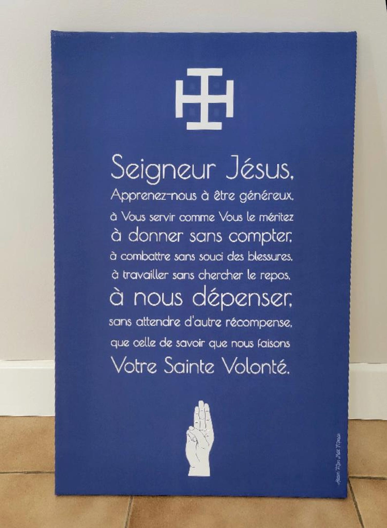 Toile Prière Scoute ou Promesse Scoute - Etsy France