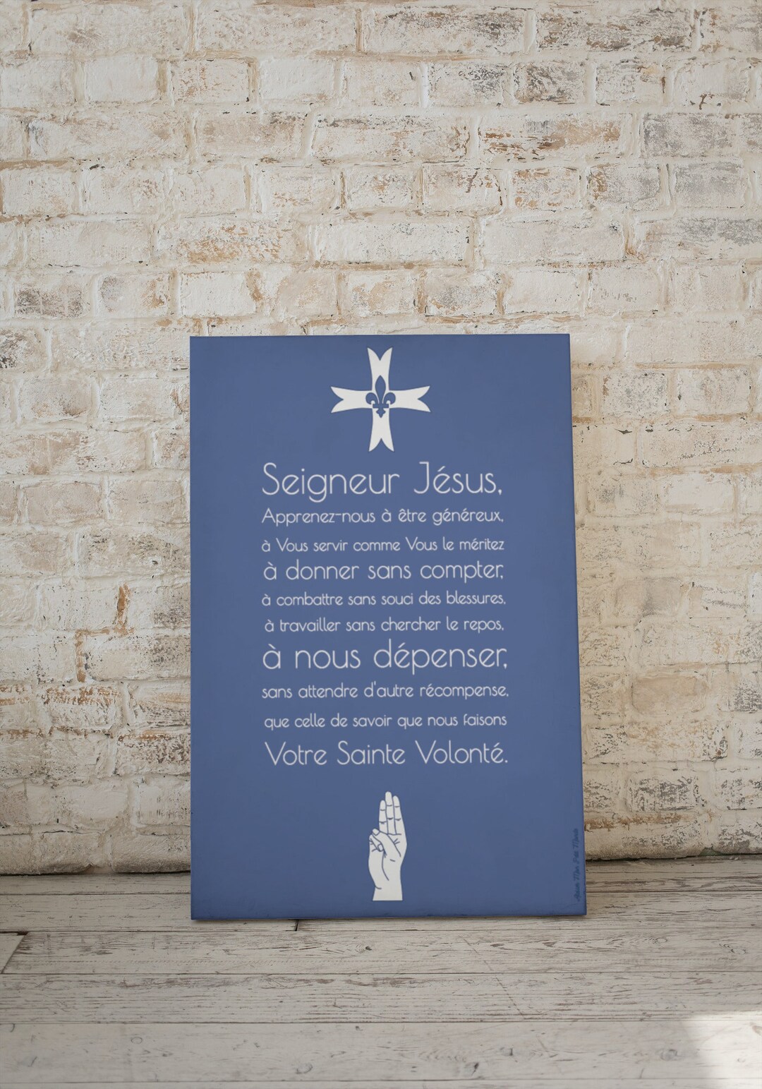Toile Prière Scoute ou Promesse Scoute - Etsy France