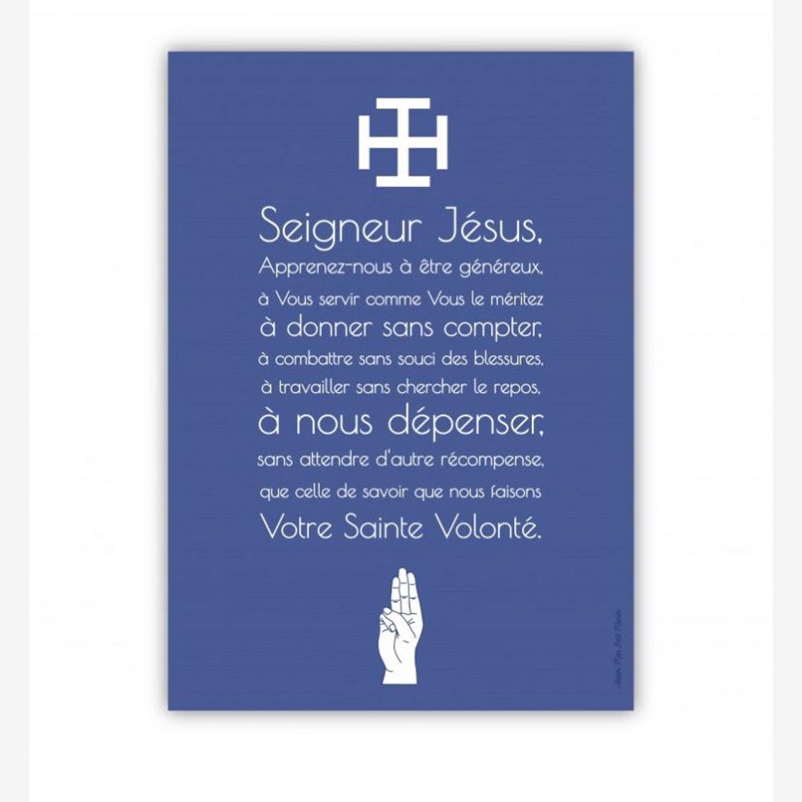 Toile Prière Scoute ou Promesse Scoute - Etsy France