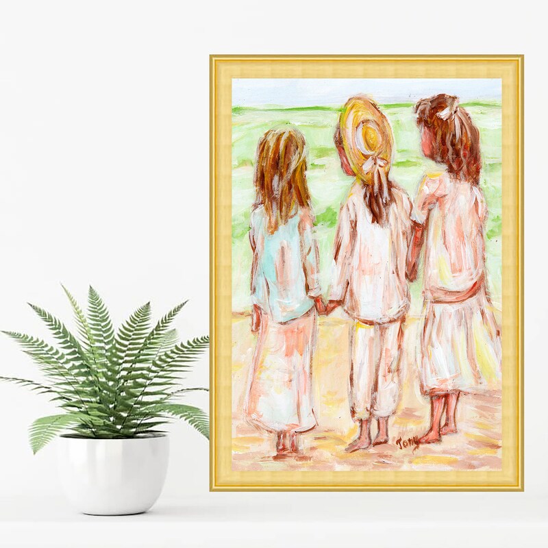 Sisters Painting - Etsy