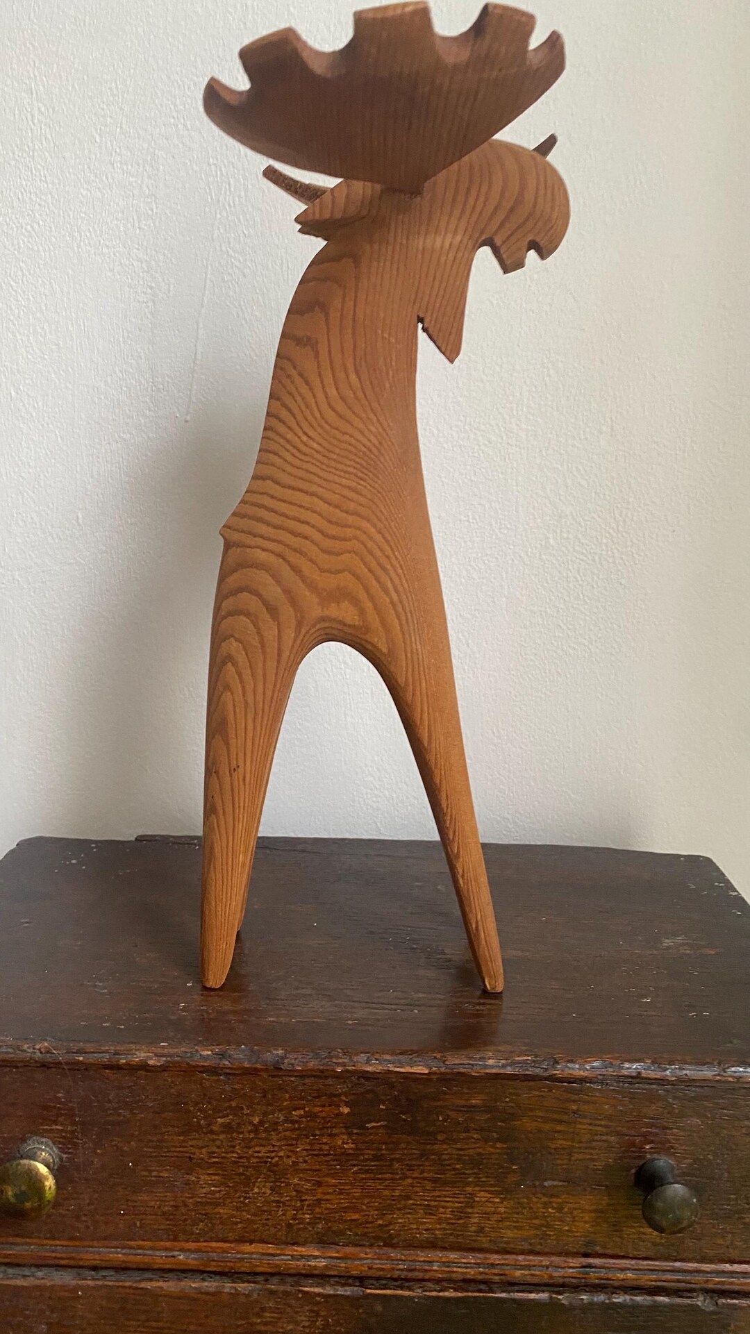 1950s Swedish Wood Carving Moose Elk by Kalle Berglund - Etsy