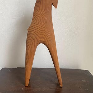 1950s Swedish Wood Carving Moose Elk by Kalle Berglund Retro Antique ...