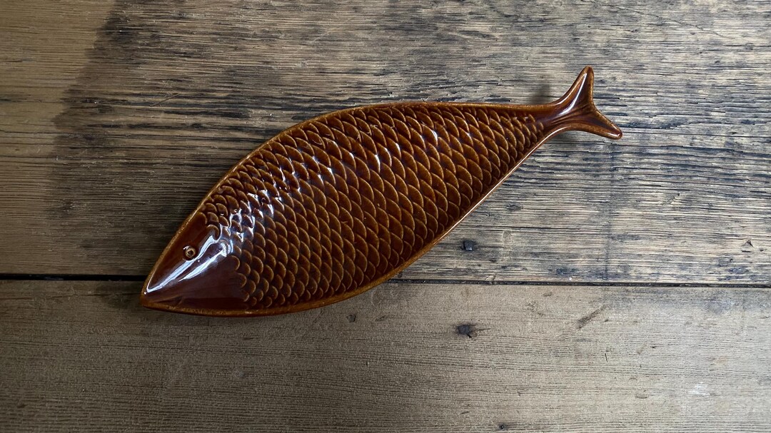 Stig Lindberg Gustavsberg Swedish Fish Dish Platter Ceramic ...