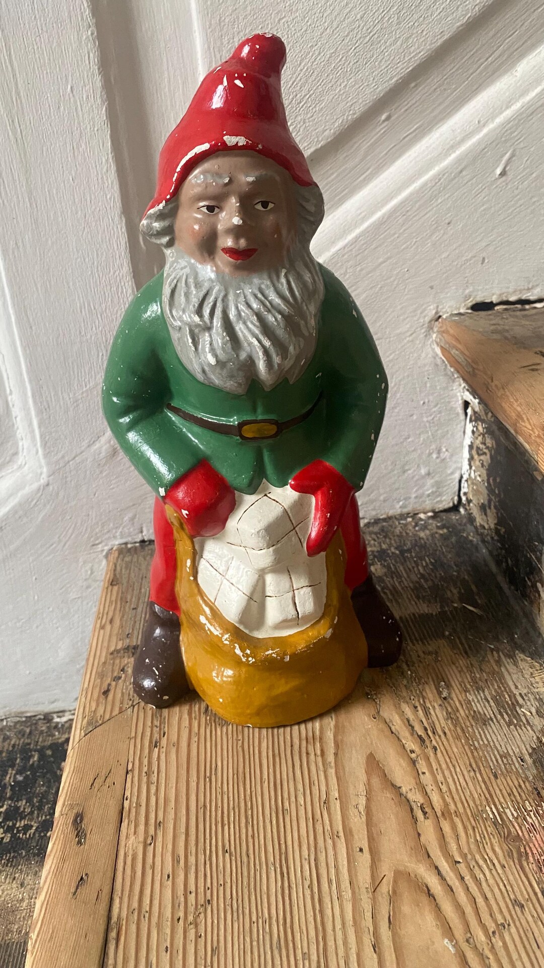 Vintage German Gnome Stone Christmas - Etsy