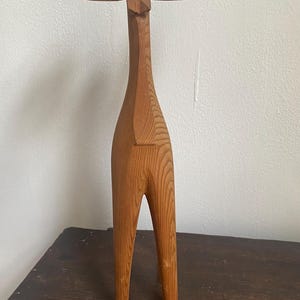 1950s Swedish Wood Carving Moose Elk by Kalle Berglund Retro Antique ...