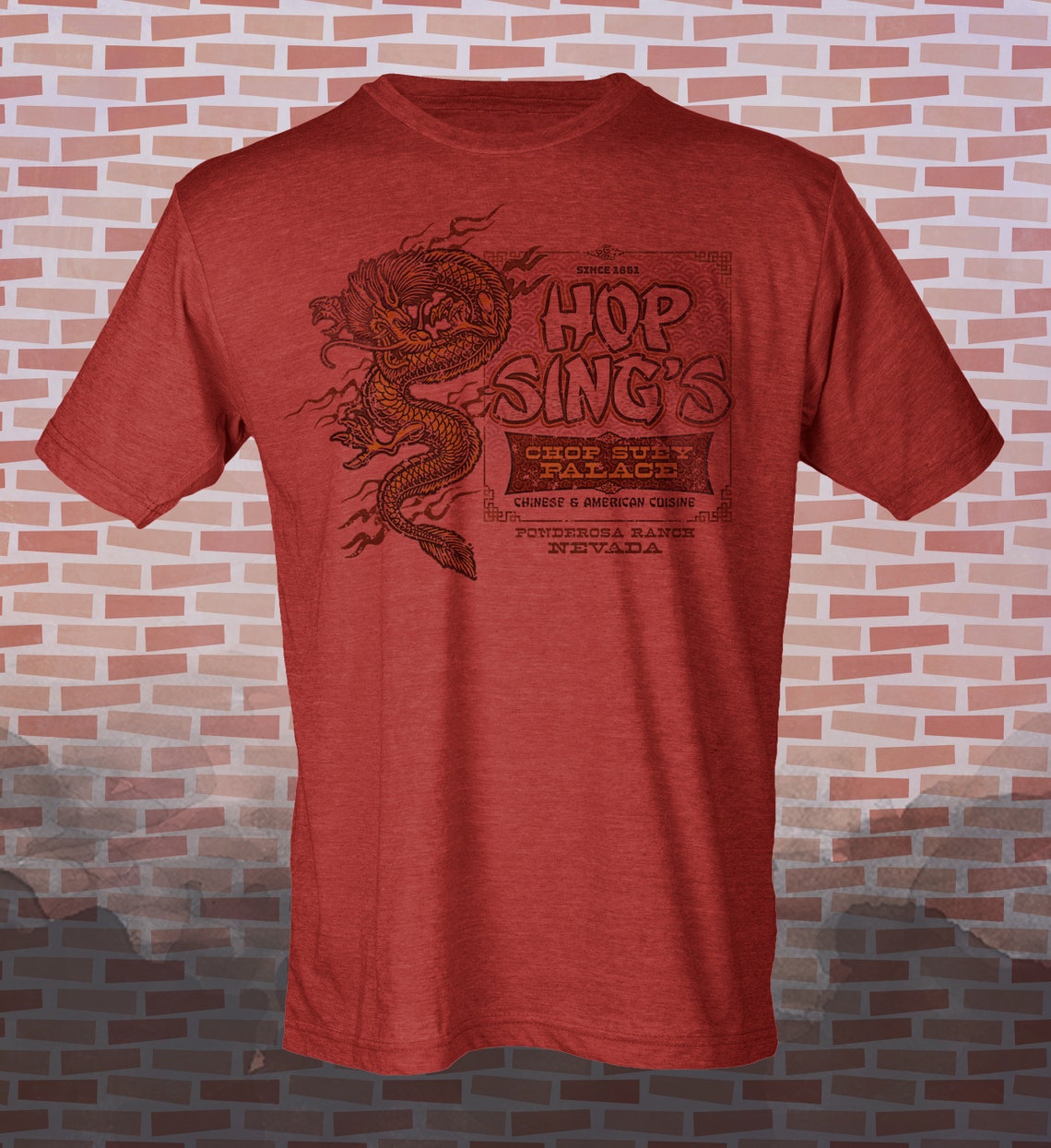 Hop Sing Chop Suey Palace Vintage-style T-shirt Tee Chinese | Etsy