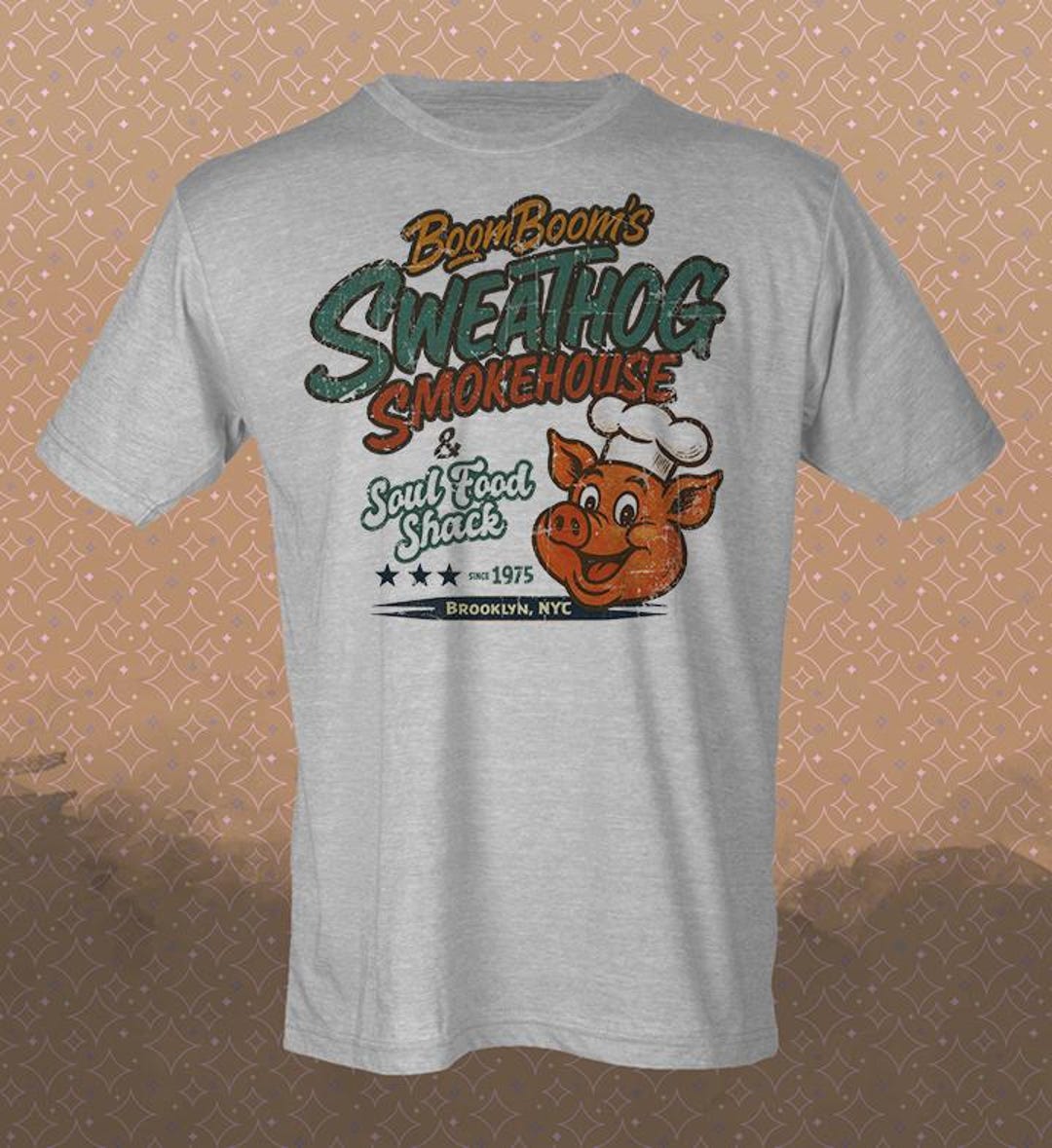 Welcome Back Vintage Style Sweathog Smokehouse Tee: Retro NYC Soul Food ...