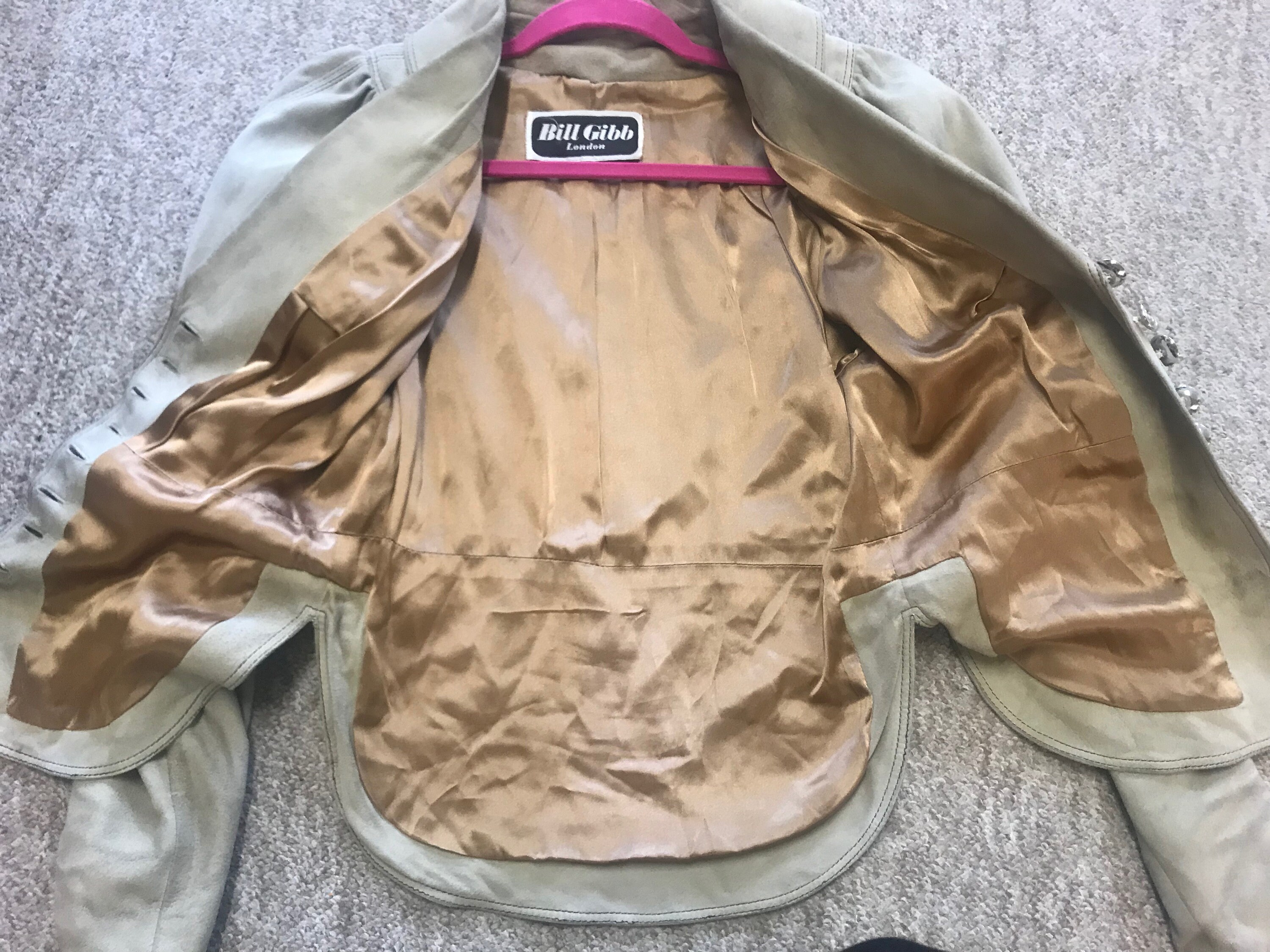 REDUCED -bill Gibb Vintage 1970's Leather Jacket. Butter-soft ...