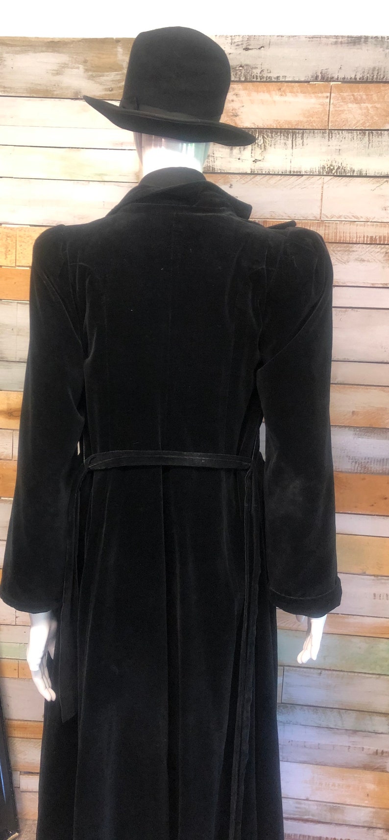 Rare Ossie Clark Velvet Full Length Coat - Etsy