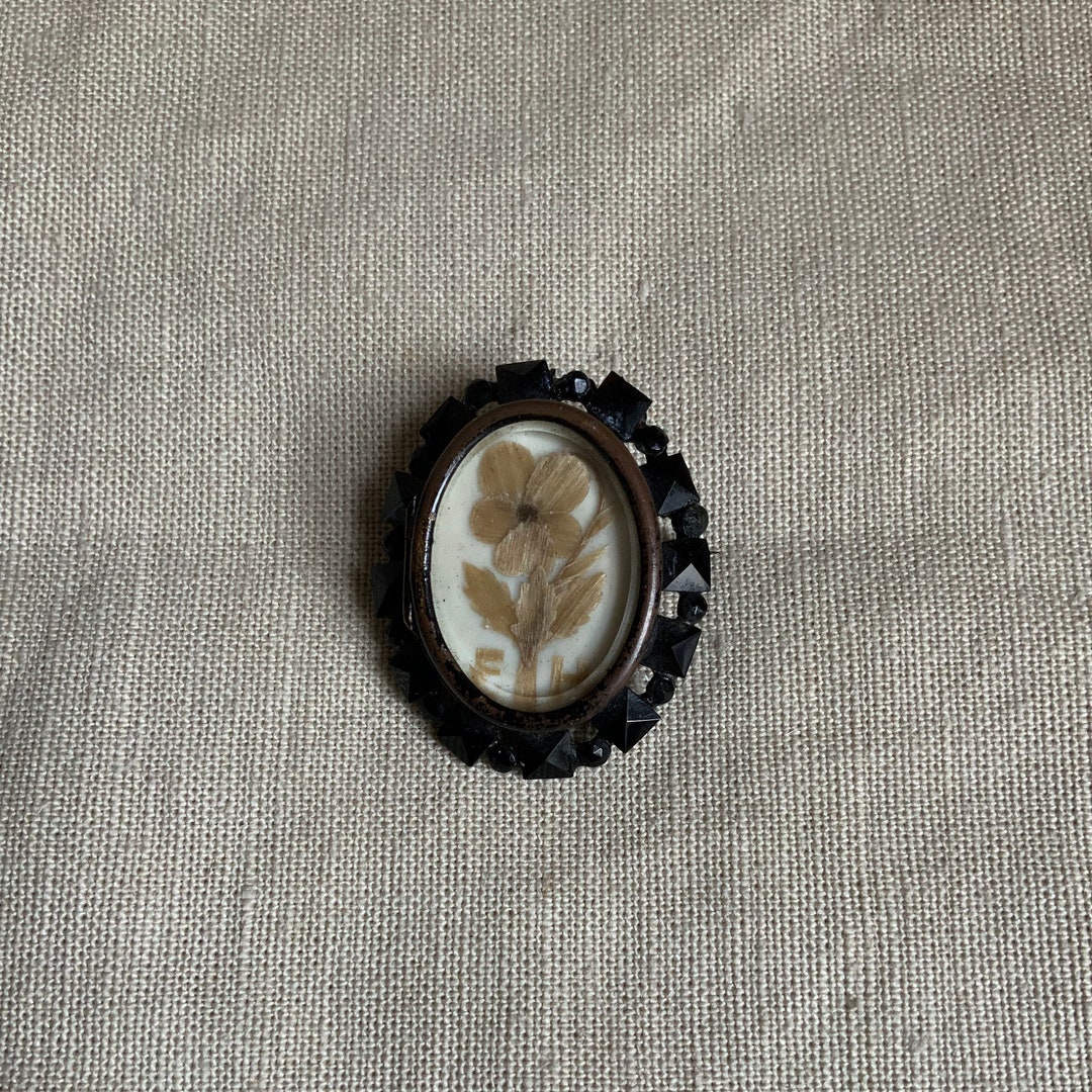 Victorian Jet Brooch. - Etsy