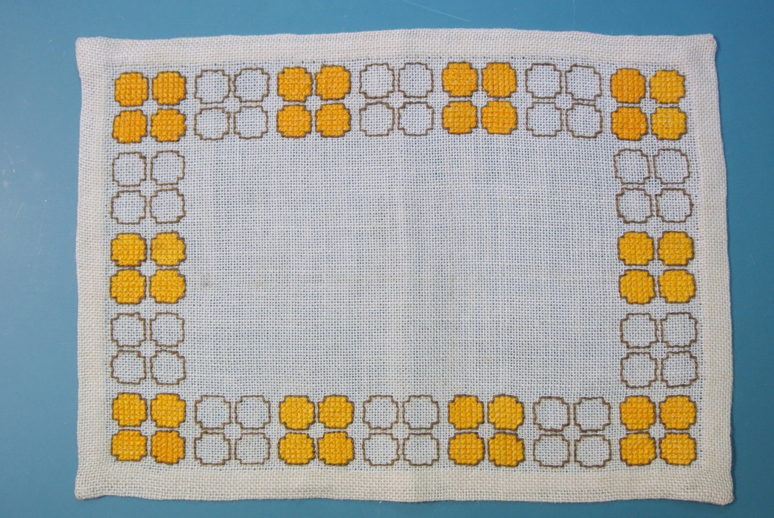Very Well Done Vintage 1960s Rectangular Handmade Cross-stitch - Etsy