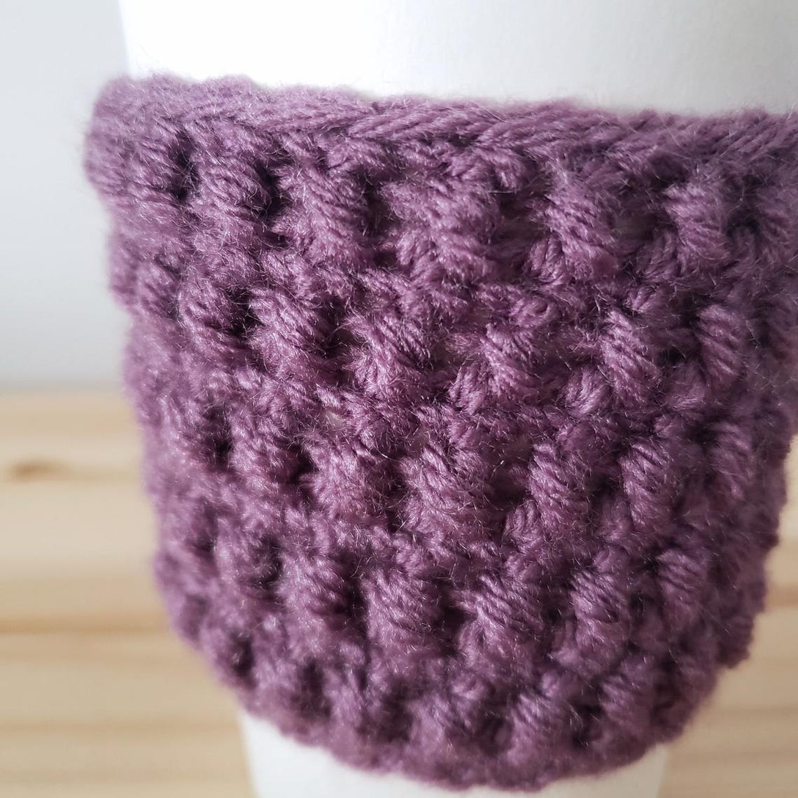 Bolster Stitch Crochet Cup Cozy Pattern (PDF Pattern) - Etsy