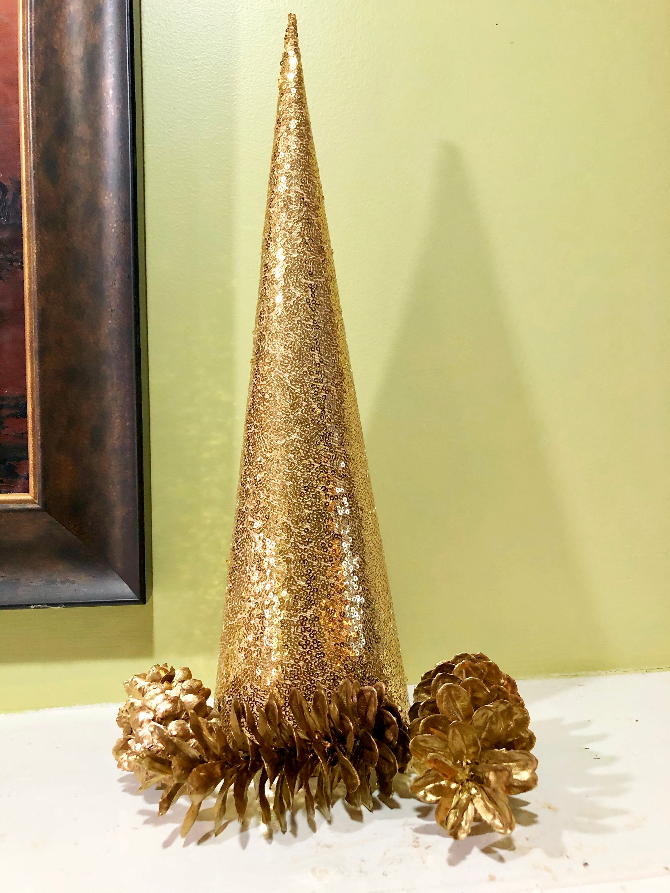 Kente Christmas Cone Trees, Fabric Holiday Trees, Graduated Size Trees ...