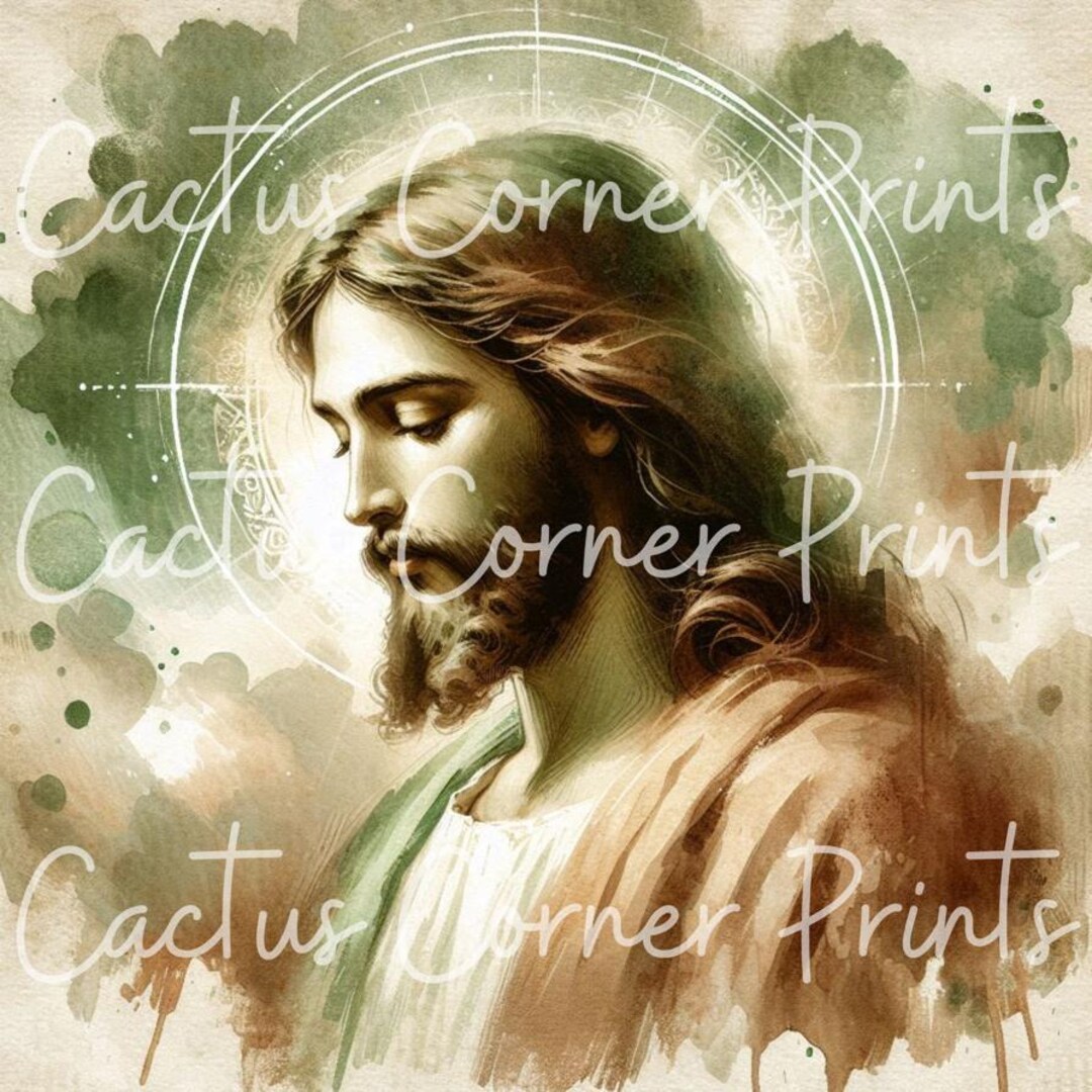 Jesus, 3 Styles, Instant Download, Printable, Sublimation, Decoupage ...