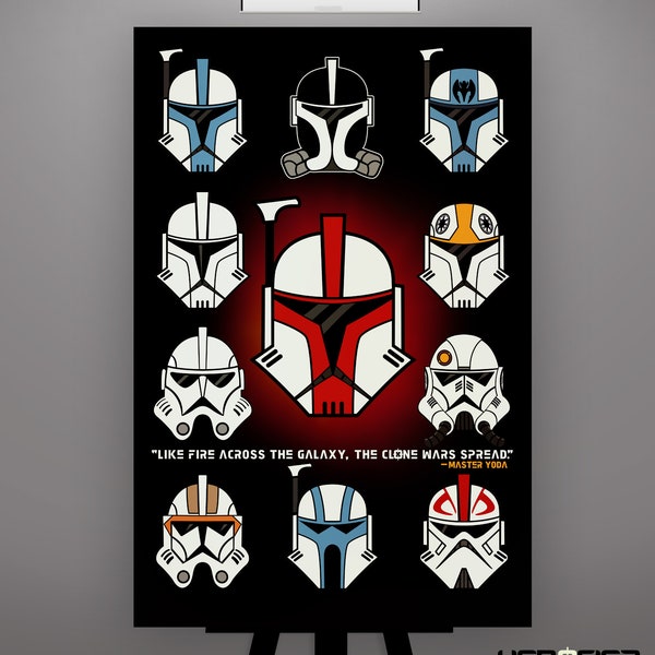 Clone Wars Poster - Etsy