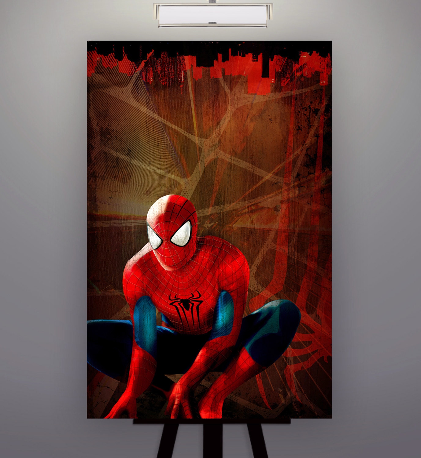 Spider-man The Amazing Spider-man Art Print By | Etsy