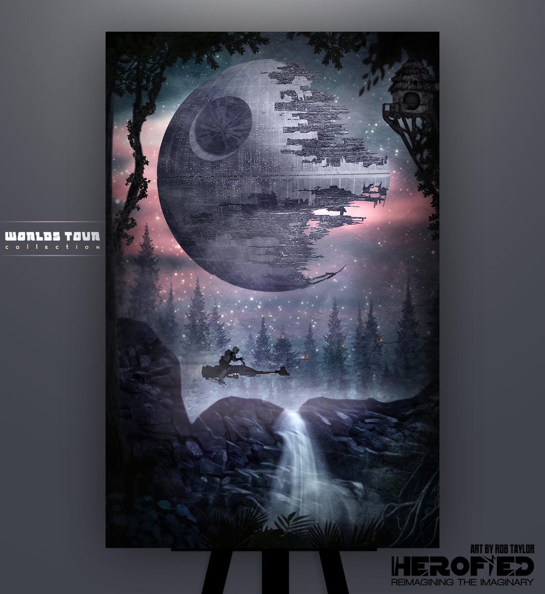 Star Wars "death Star II ROTJ 40th Anniversary Collection" Art Print by ...