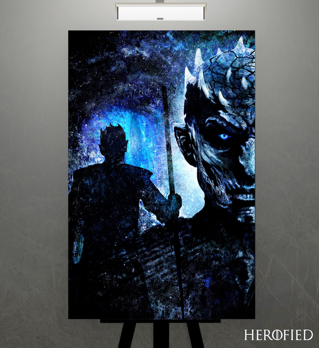 Game of Thrones Night King Art Print by Herofied / Material Options ...