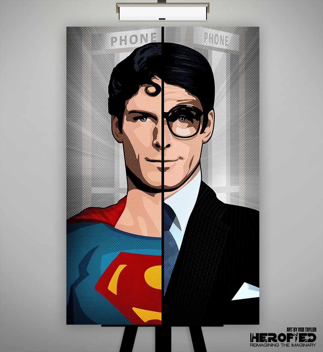 Art Print, "that's Clark, Nice" by Herofied / Metal, Canvas, & Acrylic ...