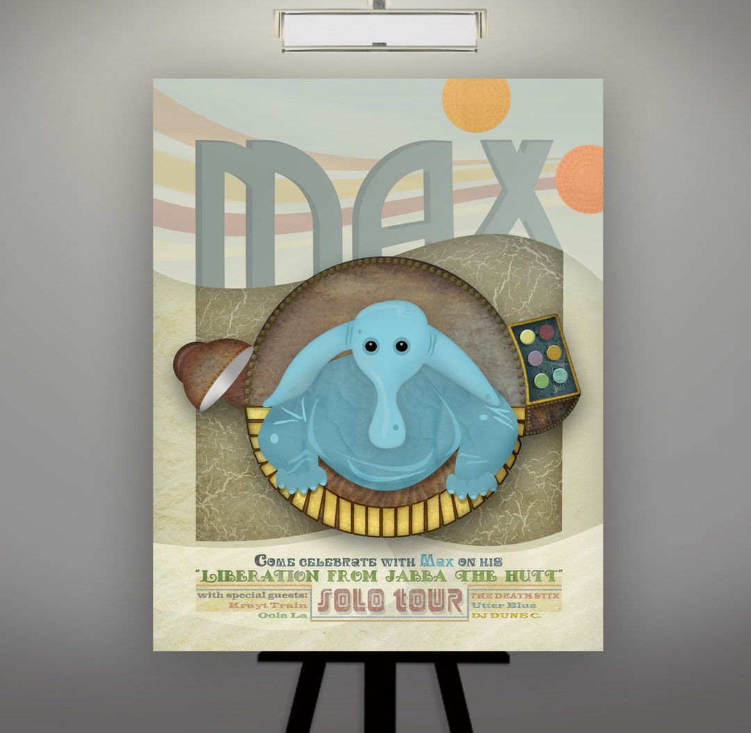 Star Wars Max Rebo "max's Solo Tour" Art Print by Herofied / Tour ...