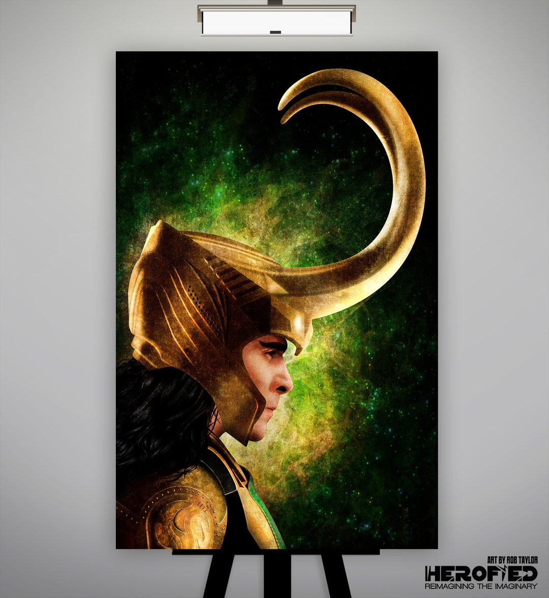 Loki Art Print by Herofied / Material Options Also Include Metal ...