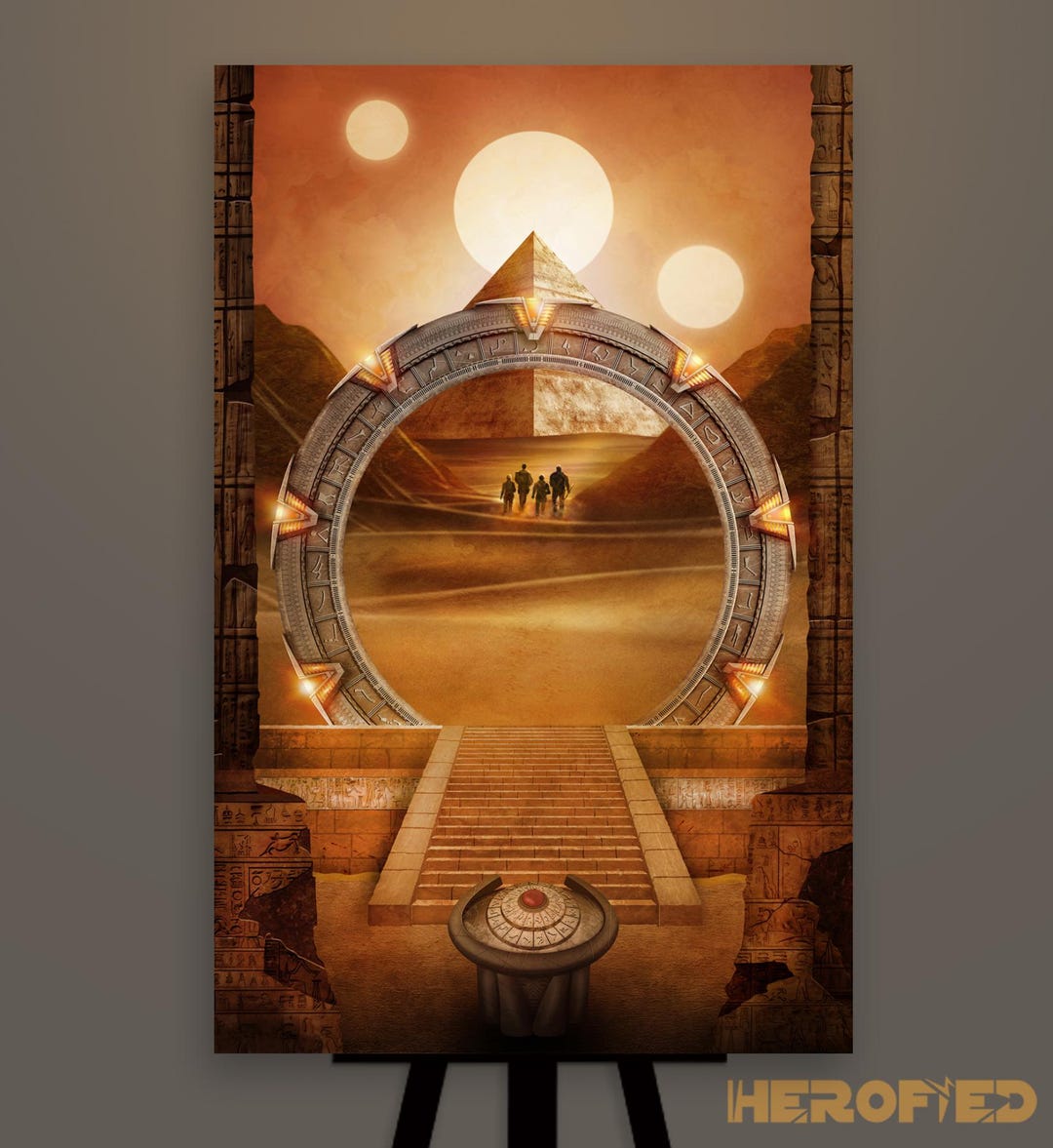 Stargate SG-1 Art Print by Herofied / Metal, Canvas, & Acrylic Options - Etsy