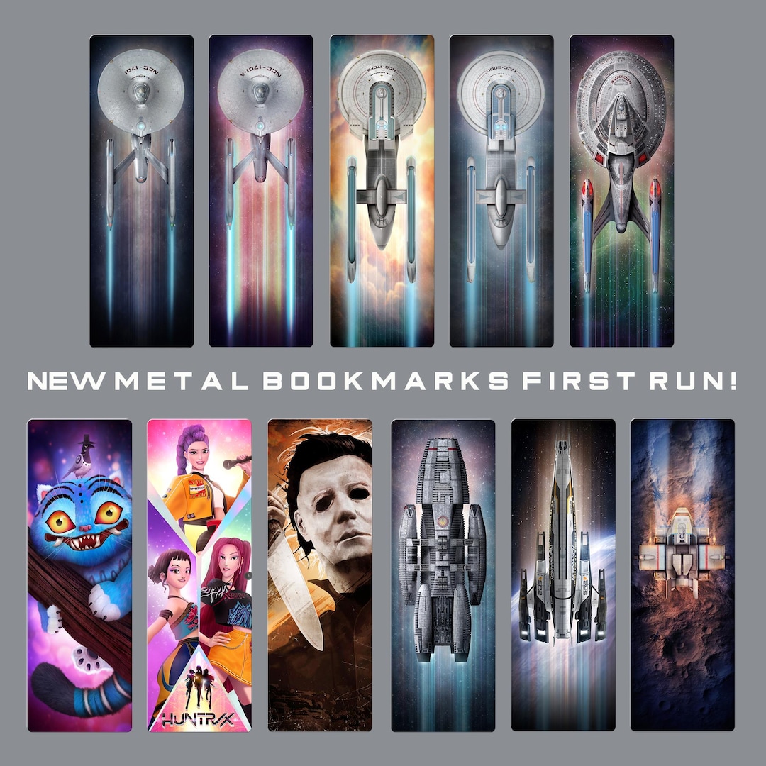 New Metal Bookmarks / Choose Your Favorite Designs! / Iconic Pop ...