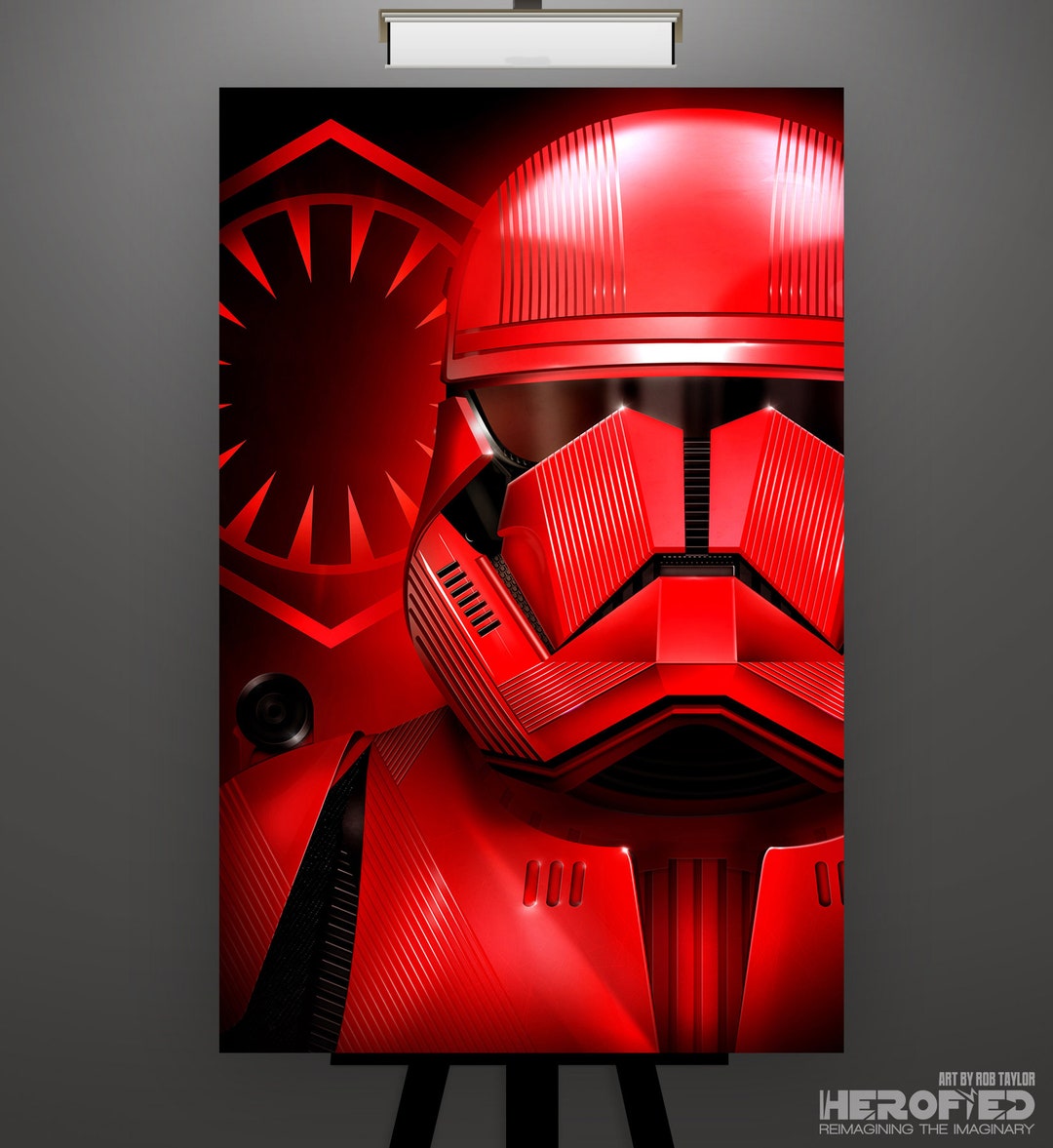 Star Wars Sith Trooper Art Print by Herofied / Rise of Skywalker ...