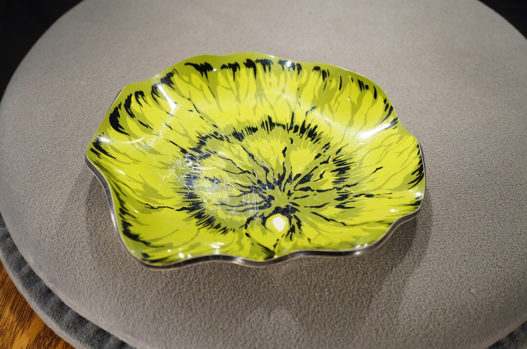 Vintage Mid Century Modern Stotter Settings Lettuce Serving Dish ...
