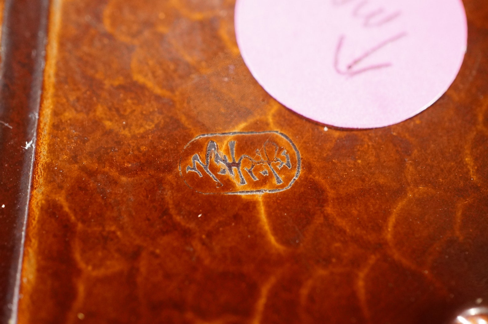 Antique Vintage Copper Plate Dish Pounded Scalloped Edge Asian - Etsy