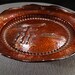 Antique Vintage Copper Plate Dish Pounded Scalloped Edge Asian Style ...
