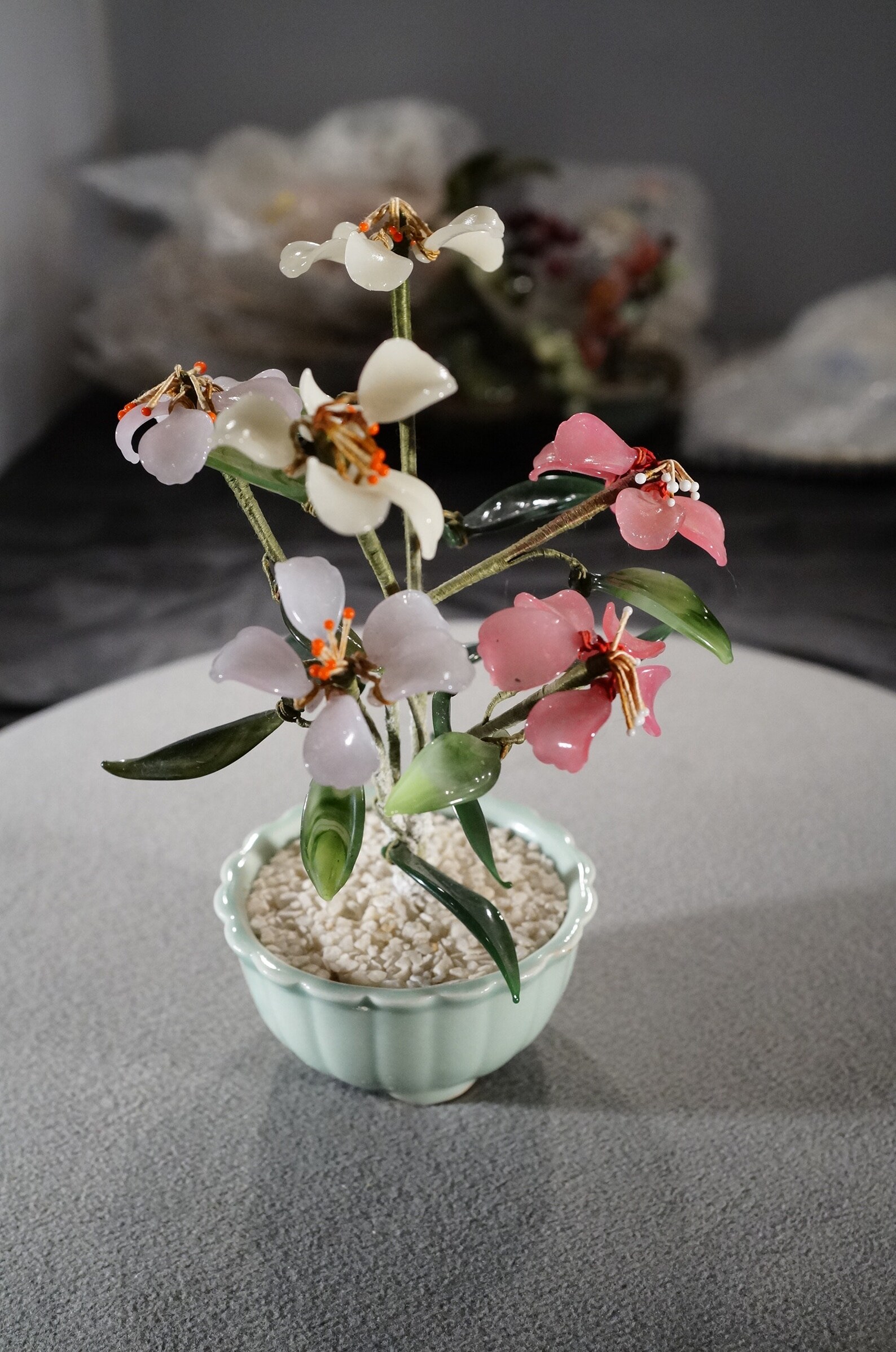 Antique Vintage Chinese Miniature Statue Bonsai Tree Multi | Etsy