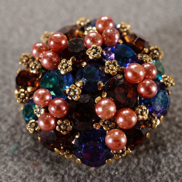 Multi Colored Brooch - Etsy