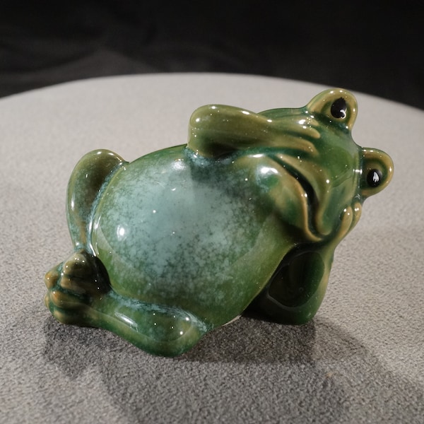 Porcelain Frog - Etsy