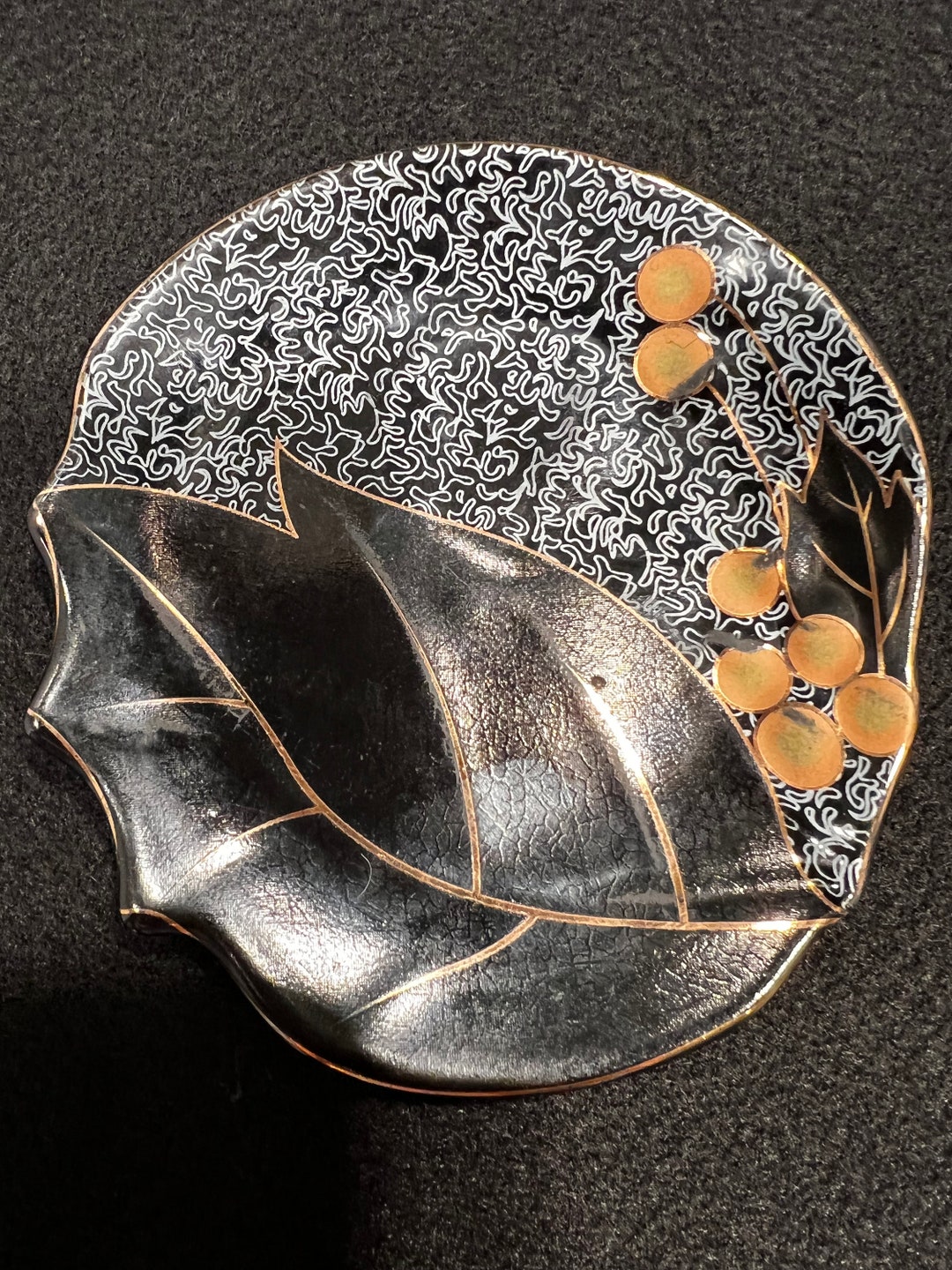 Vintage Thailand Signed Lael Porcelain China Trinket Jewelry Dish Stay ...