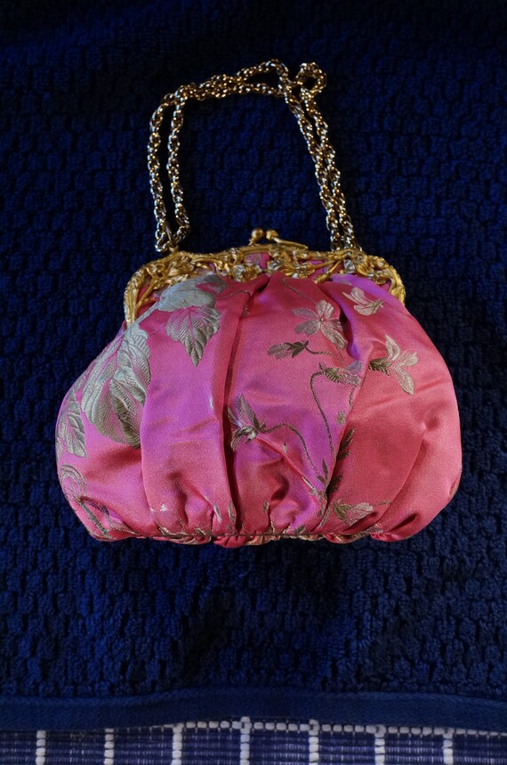 Vintage victorian handbag handle - Gem