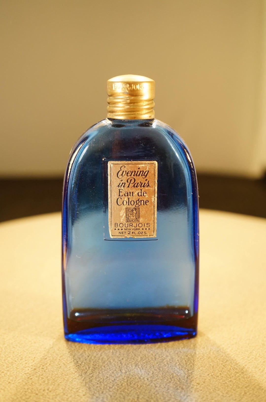 Antique Vintage Evening in Paris Bourjois French Perfume Cologne Cobalt ...