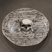 Vintage Porcelain Pottery China Plate Dish Detailed Skull Head Bone ...
