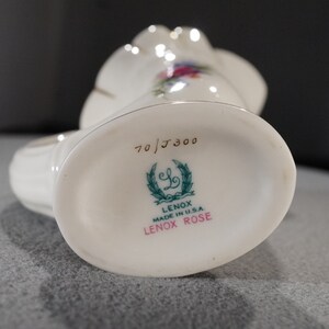 Vintage Lenox Cornucopia Design Flower China Porcelain Vase Center ...